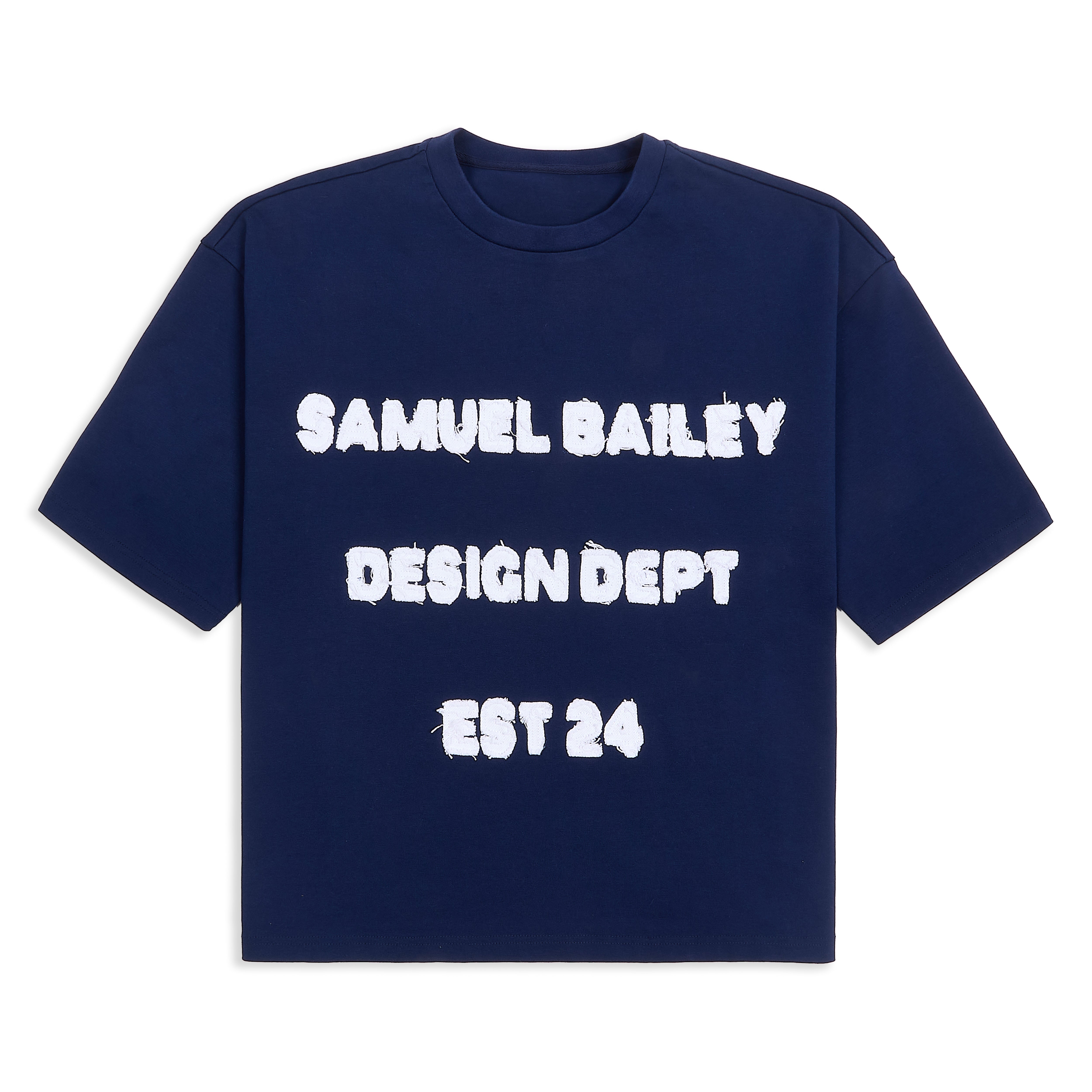 Navy Design Dept Tee – Samuel Bailey